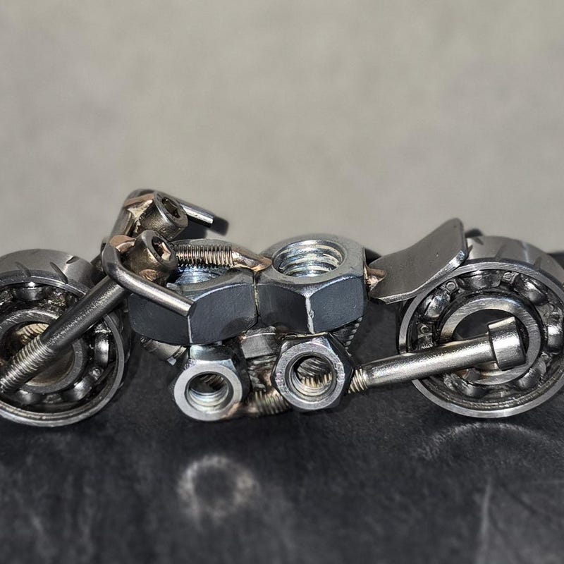 Scrap Metal Art Figurine - Etsy UK