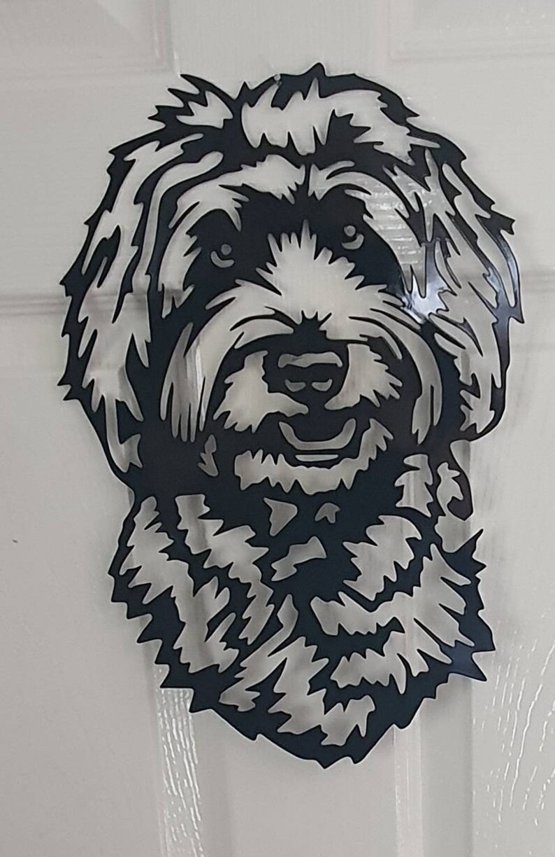 Cockapoo Metal Wall Art, Cockapoo Wall Art, Cockerpoo Gift, Metal Dog ...