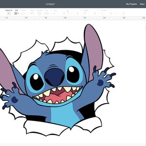 Stitch- #6 Svg, Png, Pdf, Dxf - Etsy