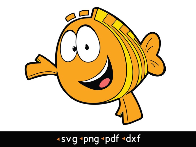 Bubble Guppies (mr. Grouper)- #1 Svg, Png, Pdf, Dxf - Etsy