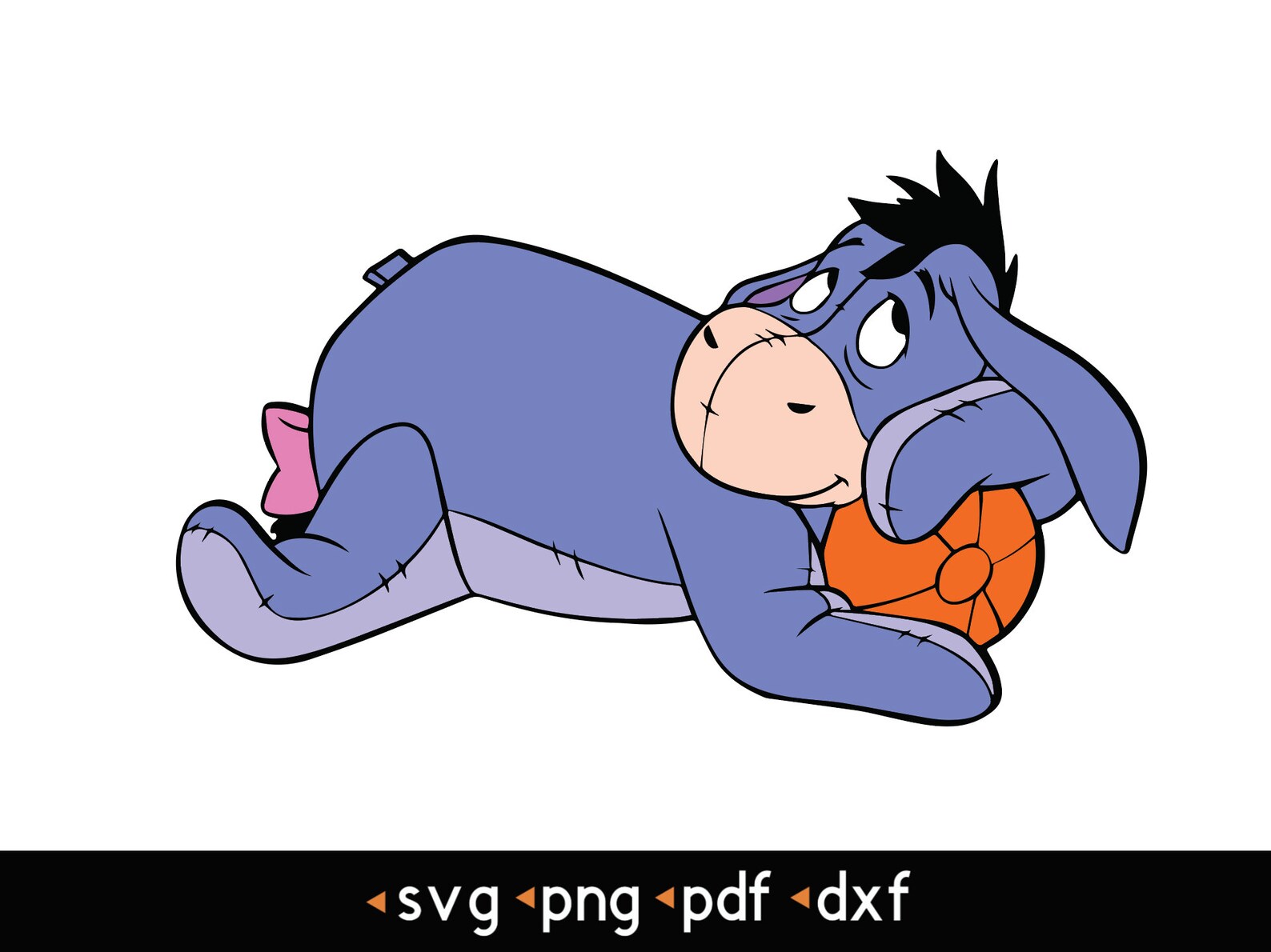 Eeyore- #1 Svg, Png, Pdf, Dxf - Etsy