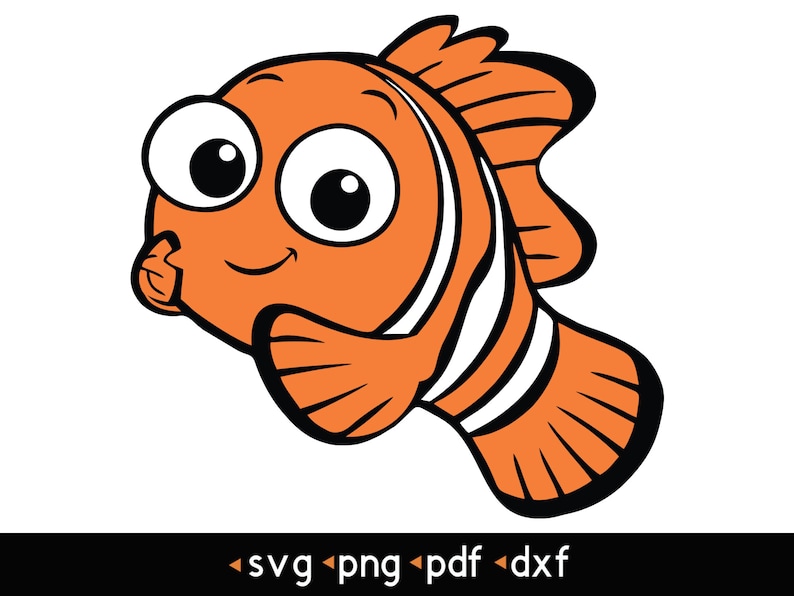 Nemo- #1 Svg, Png, Pdf, Dxf - Etsy