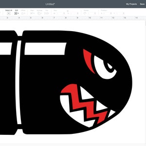 Bullet Bill- #1 Svg, Png, Pdf, Dxf - Etsy