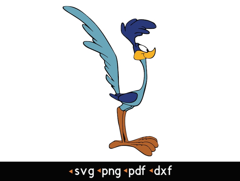 Road Runner- #1 Svg, Png, Pdf, Dxf - Etsy
