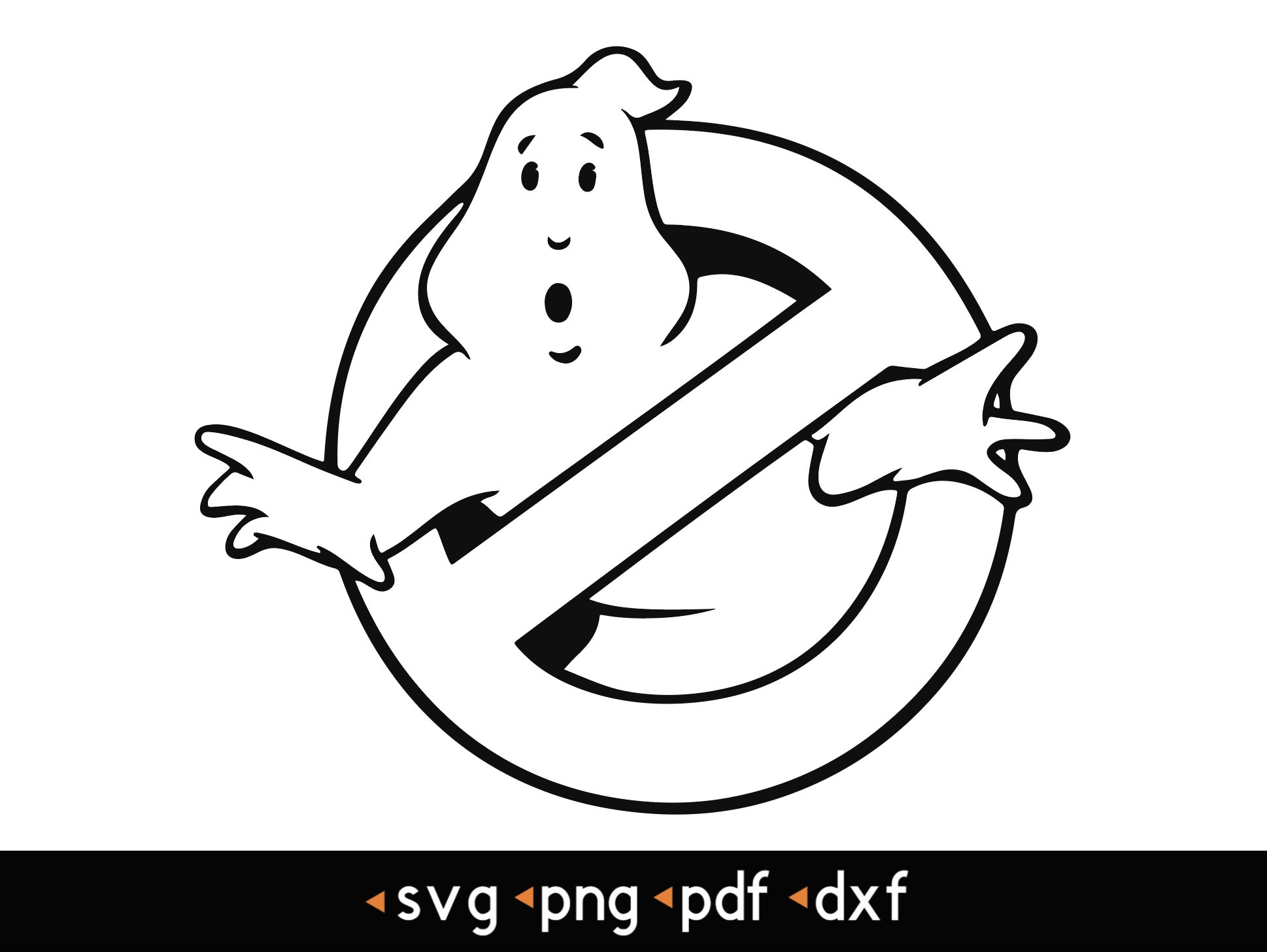 Ghostbusters 2 svg png pdf dxf - Etsy Polska