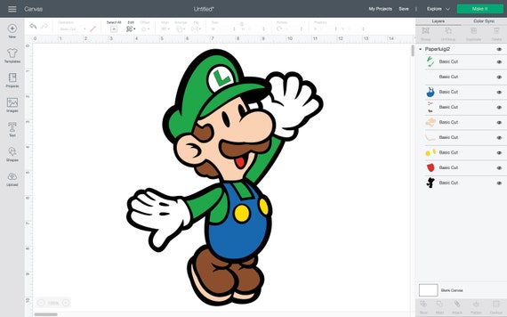 How To Draw Paper Luigi