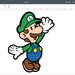 Paper Luigi- #2 Svg, Png, Pdf, Dxf - Etsy