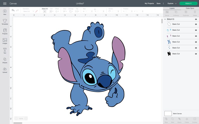 Stitch 13 Svg Png Pdf Dxf - Etsy