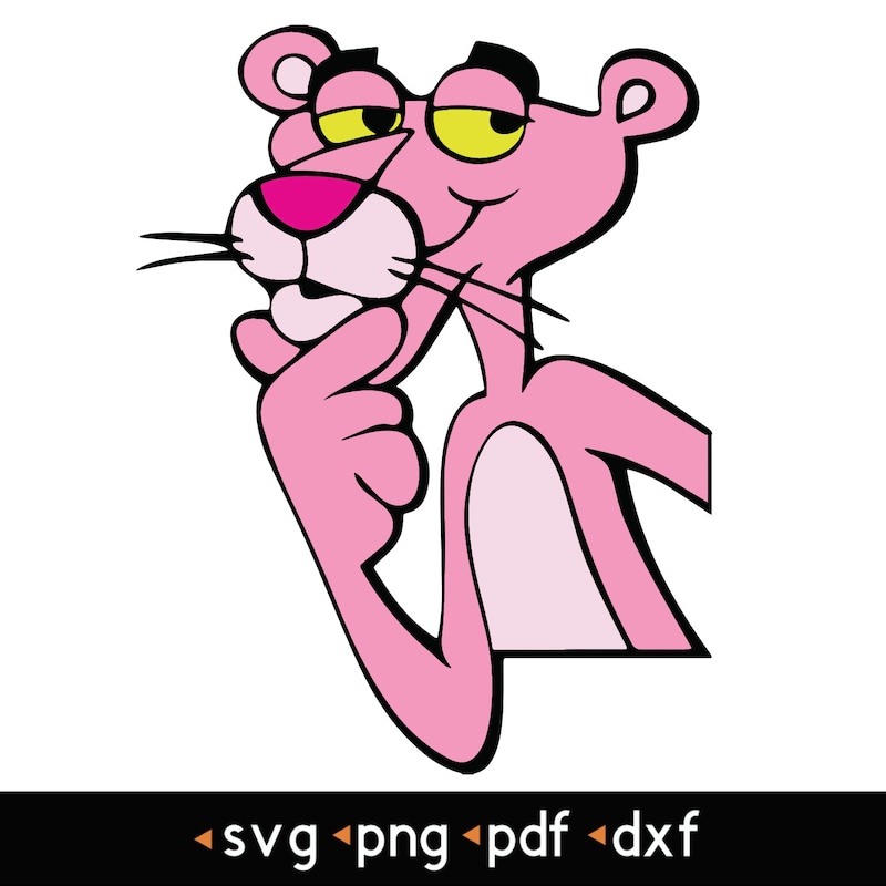 Pink Panther Decals - Etsy UK