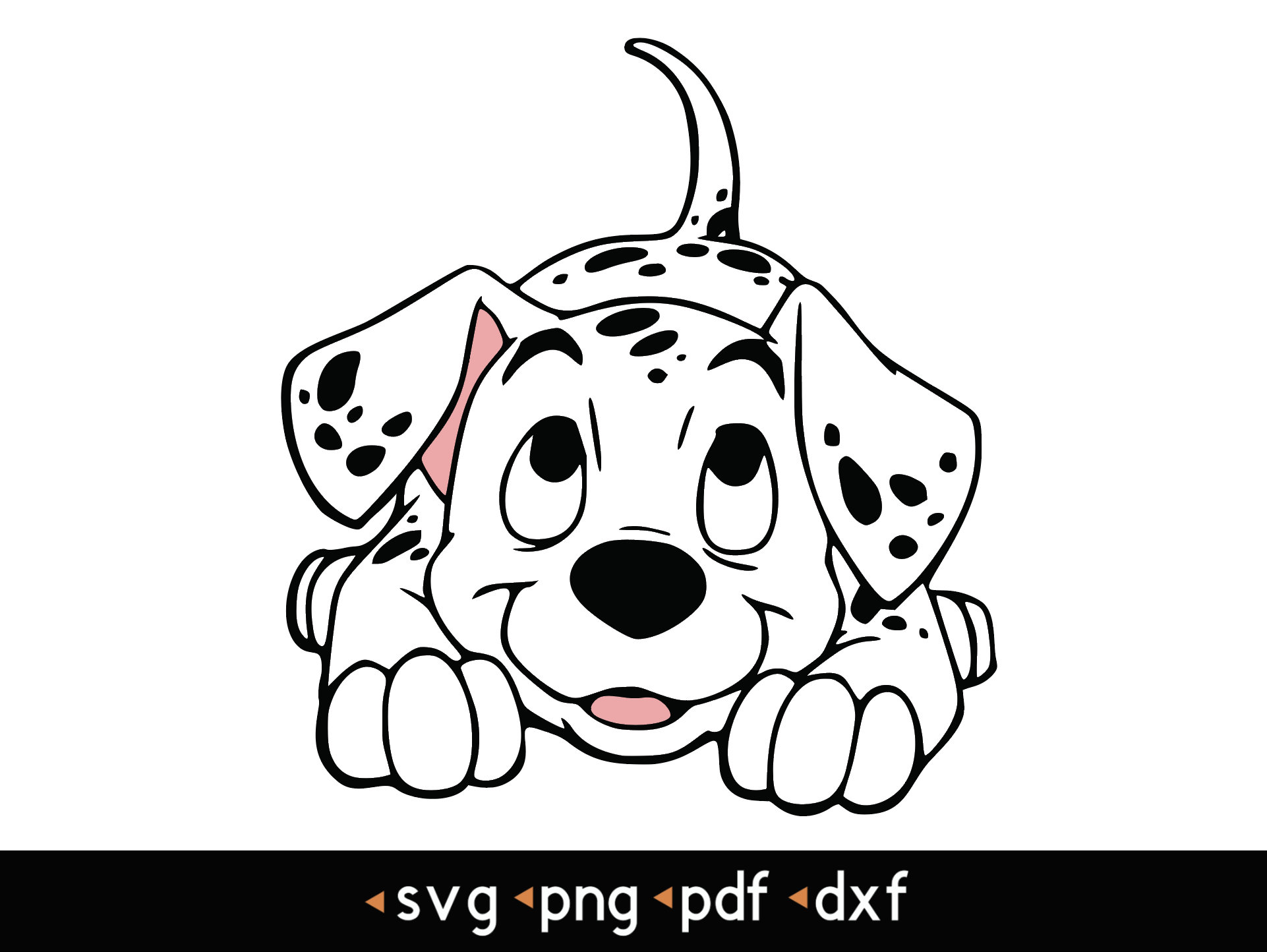 Dalmatian 8 Svg Png Pdf Dxf | Etsy
