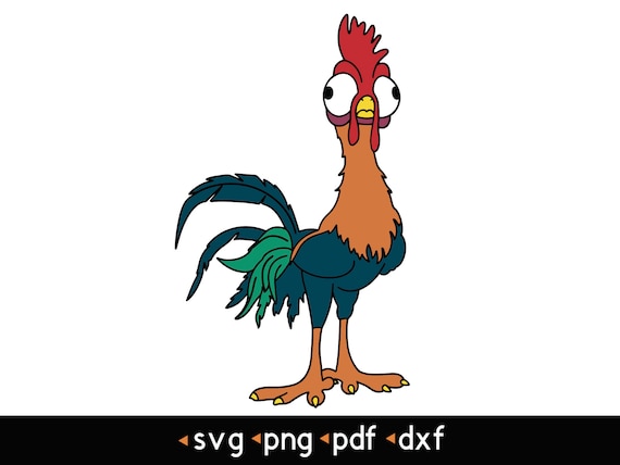 Heihei 1 Svg Png Pdf Dxf - Etsy