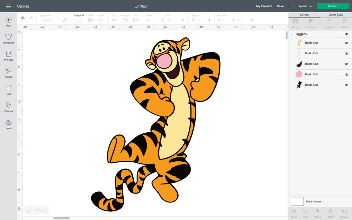Tigger 5 Svg Png Pdf Dxf - Etsy
