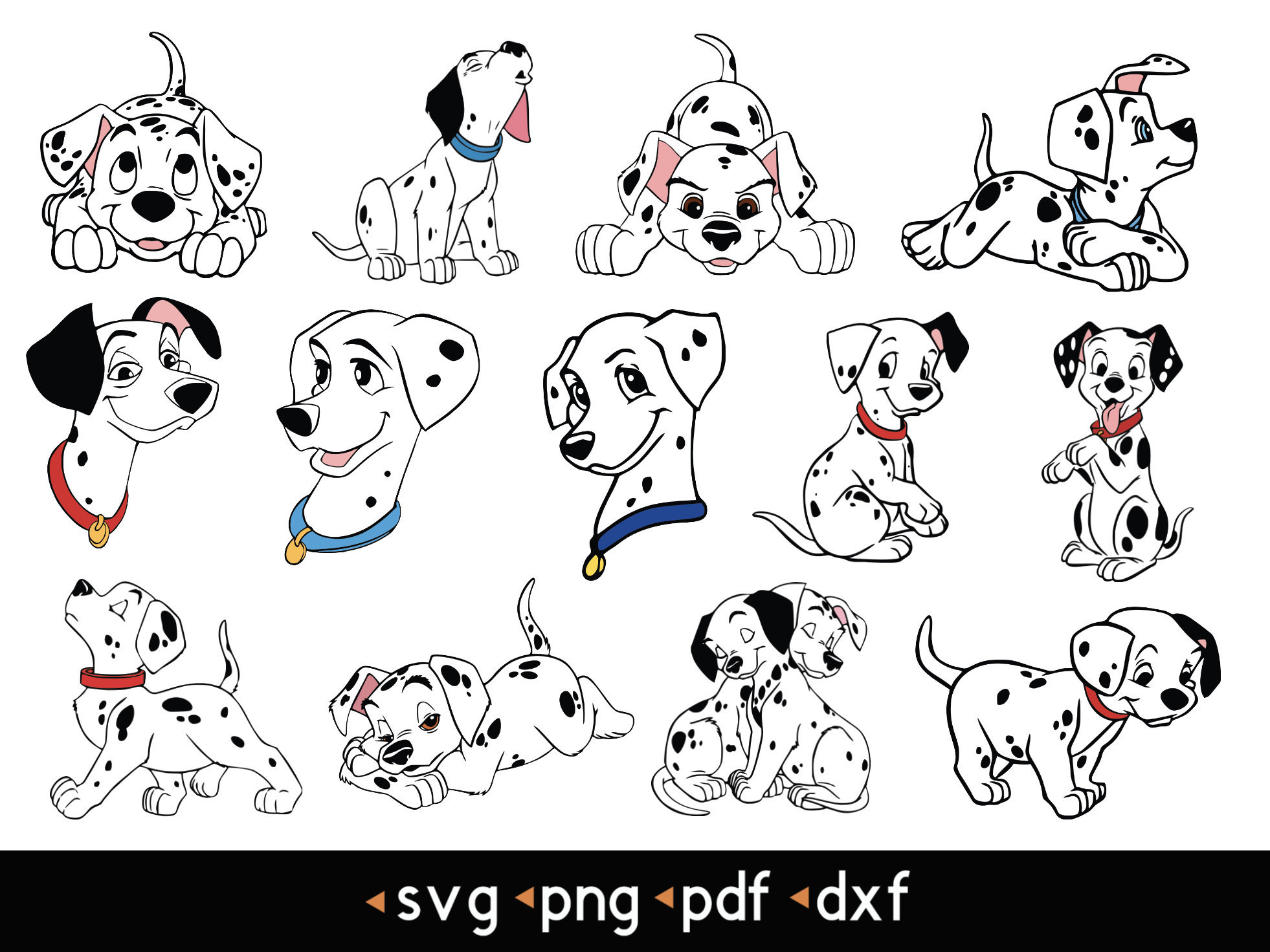 What Are The Names Of The 15 Puppies In 101 Dalmatians