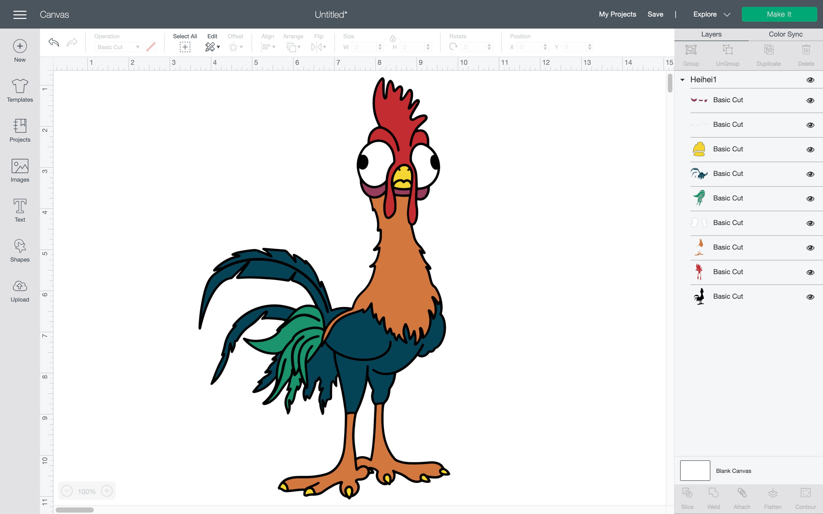 Heihei- #1 Svg, Png, Pdf, Dxf - Etsy