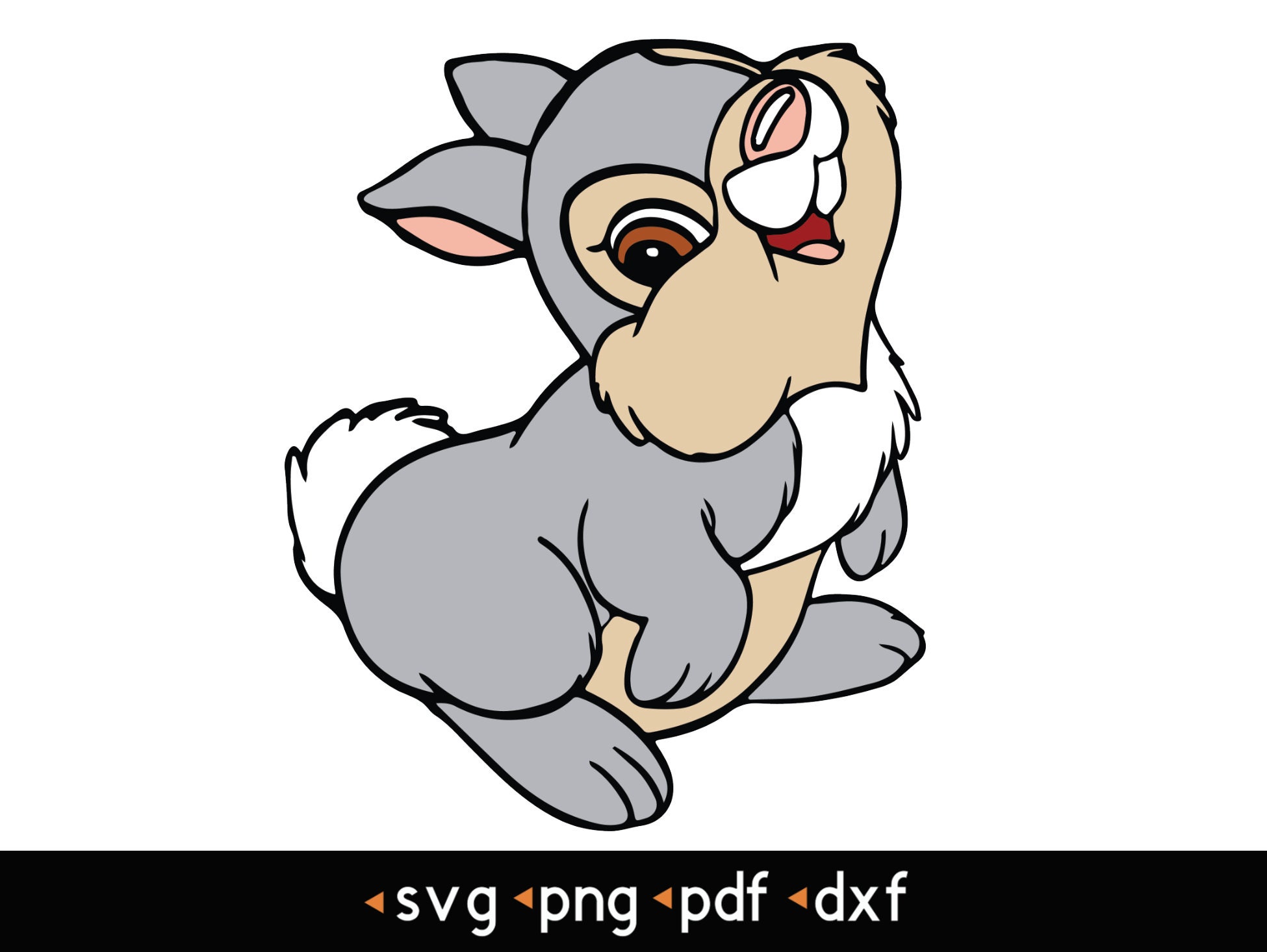 Thumper 3 Svg Png Pdf Dxf - Etsy