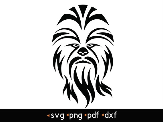 Chewbacca 2 Svg Png Pdf Dxf | Etsy Australia