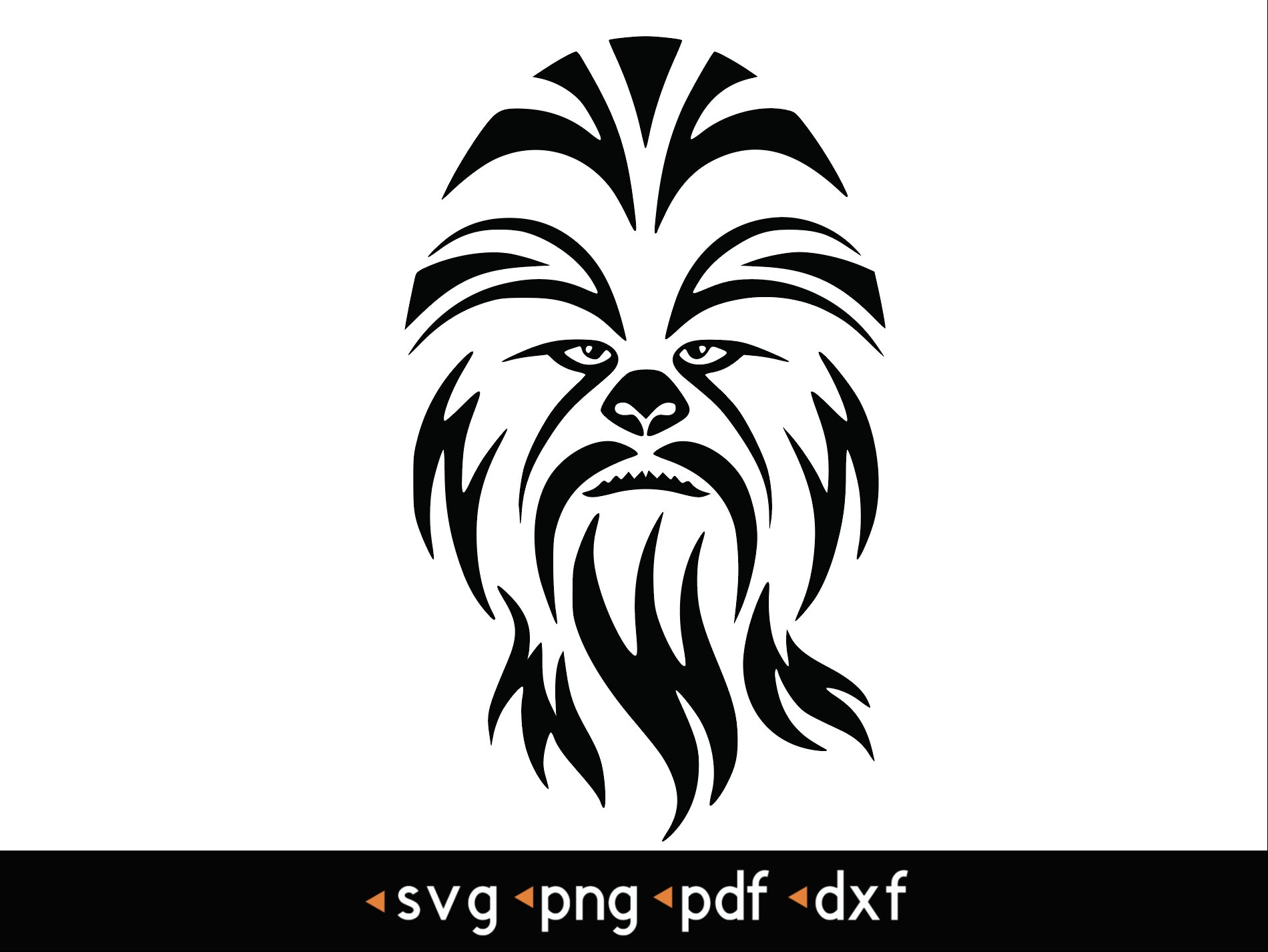 Chewbacca- #2 Svg, Png, Pdf, Dxf - Etsy