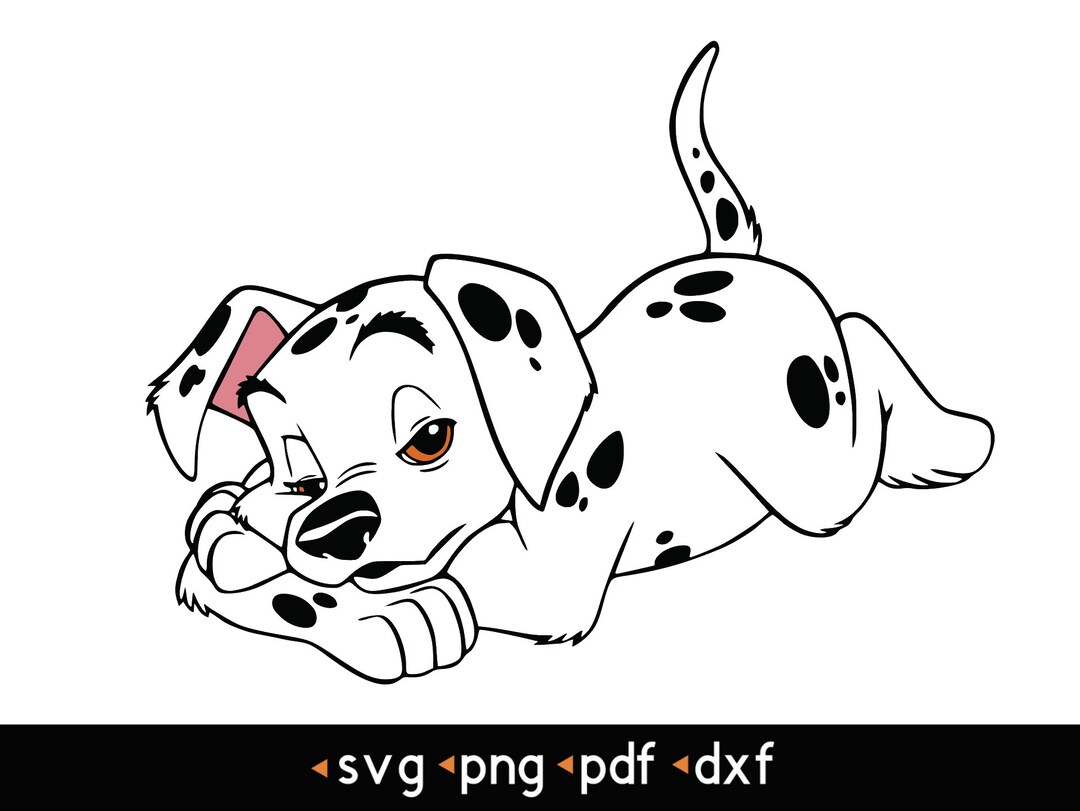 Dalmatian 10 Svg, Png, Pdf, Dxf - Etsy