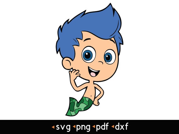 Bubble Guppies gil 1 Svg Png Pdf Dxf | Etsy