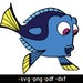 Dory- #1 Svg, Png, Pdf, Dxf - Etsy