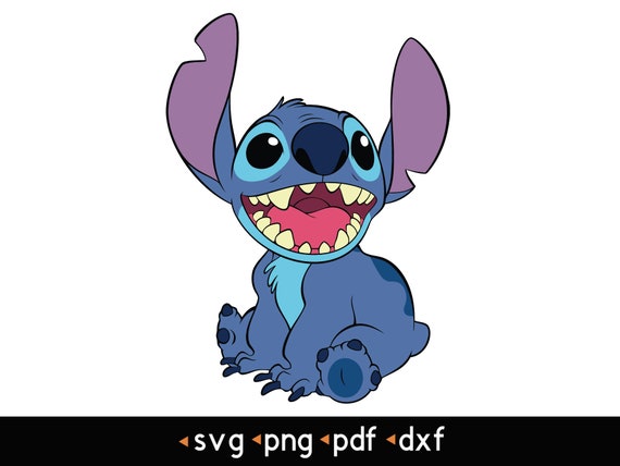 Stitch 1 Svg Png Pdf Dxf - Etsy