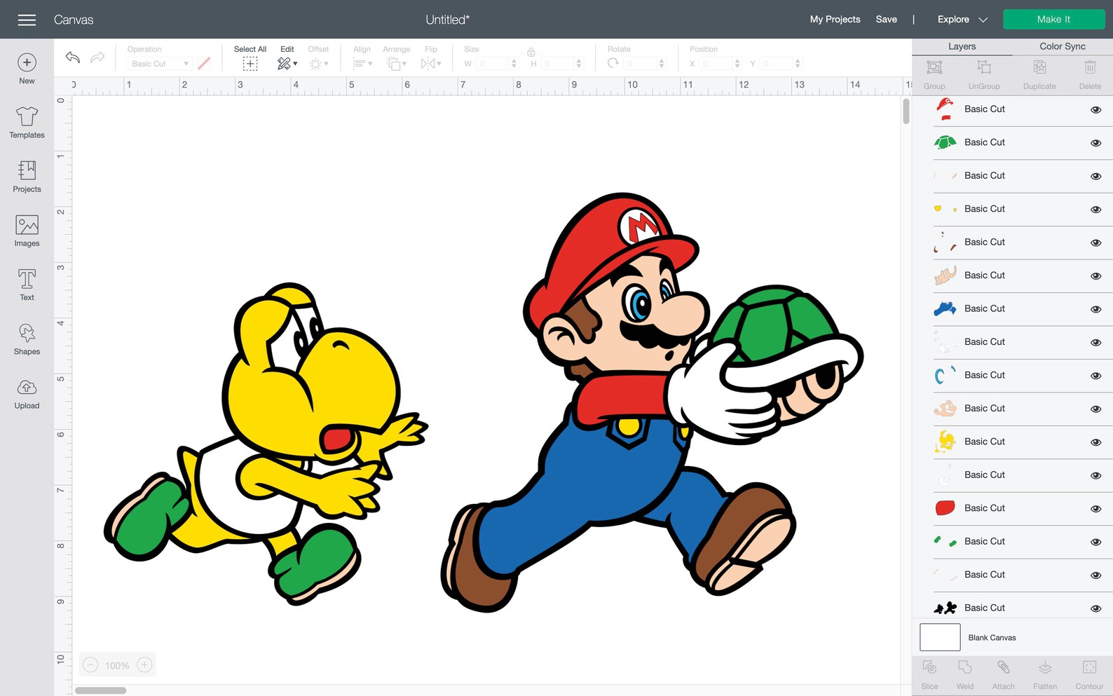 Mario and Koopa Troopa- #1 Svg, Png, Pdf, Dxf - Etsy
