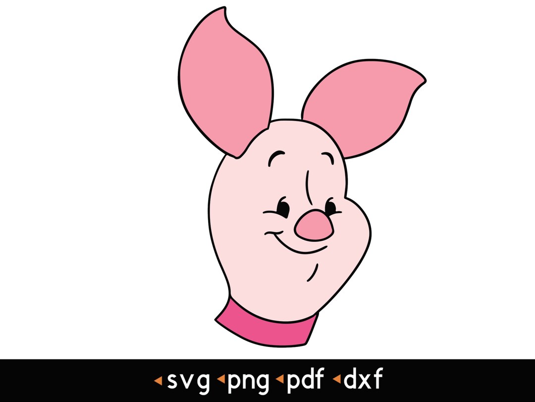 Piglet- #7 Svg, Png, Pdf, Dxf - Etsy