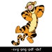 Tigger- #5 Svg, Png, Pdf, Dxf - Etsy UK