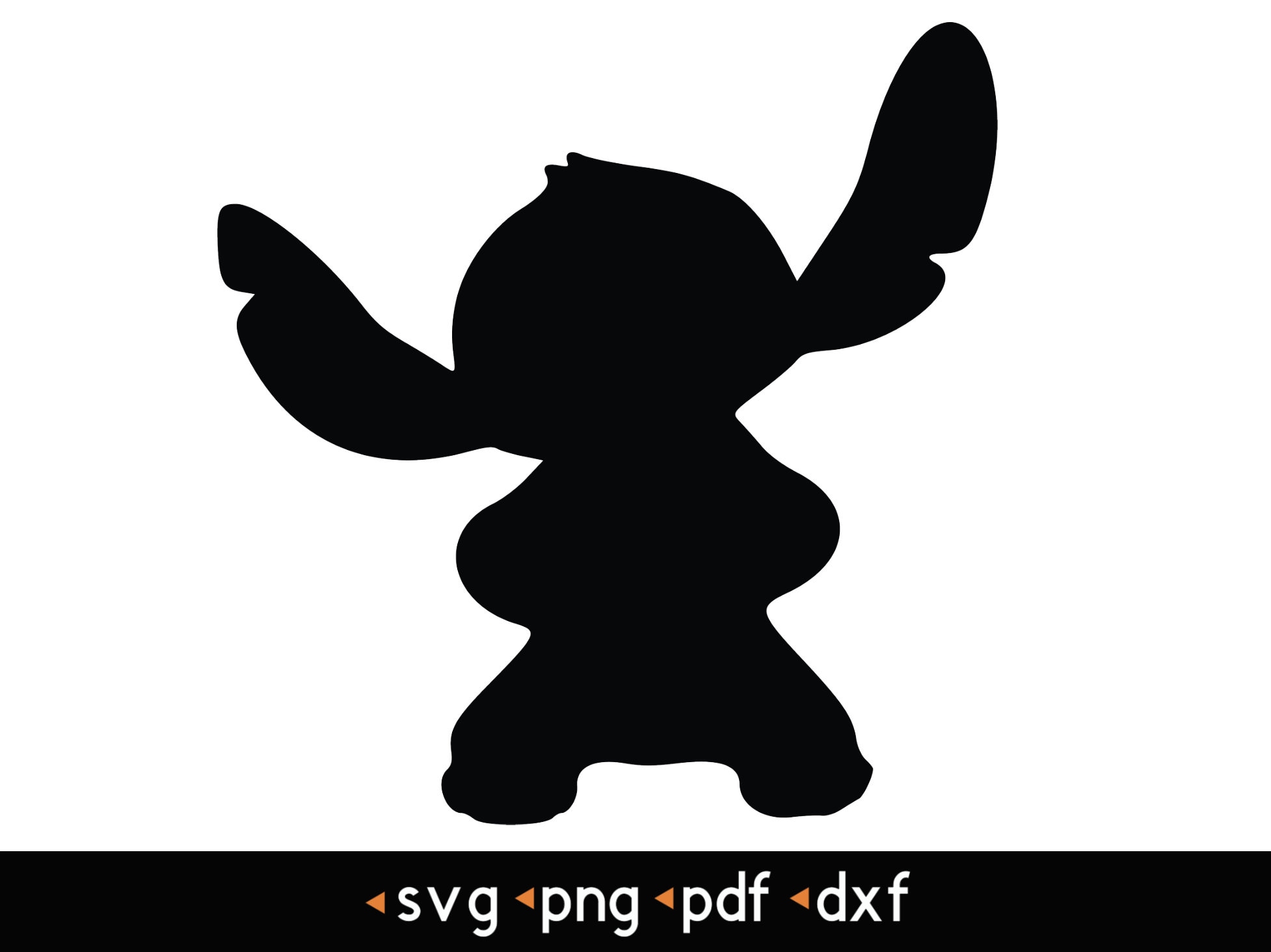 Stitch 22 transparent background svg png pdf dxf - Etsy México