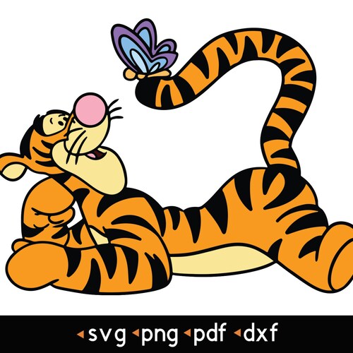 Tigger 5 Svg Png Pdf Dxf - Etsy