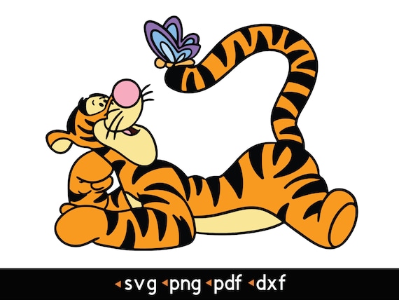 Tigger 11 Svg Png Pdf Dxf - Etsy