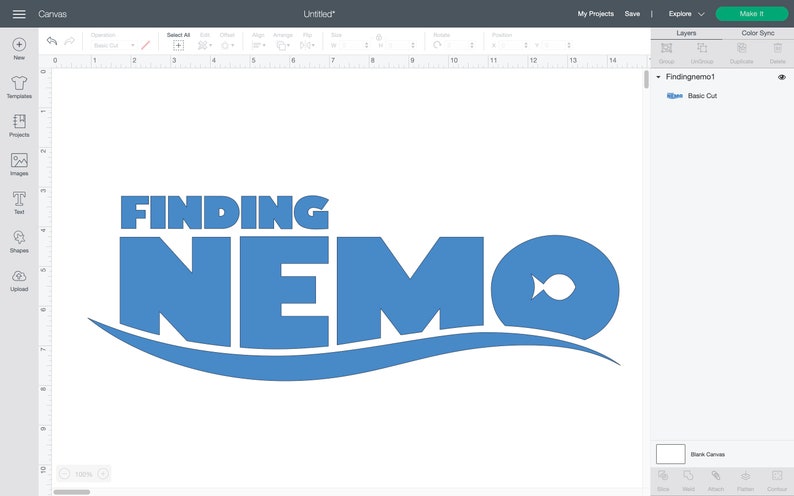 Finding Nemo Logo- #1 Svg, Png, Pdf, Dxf - Etsy