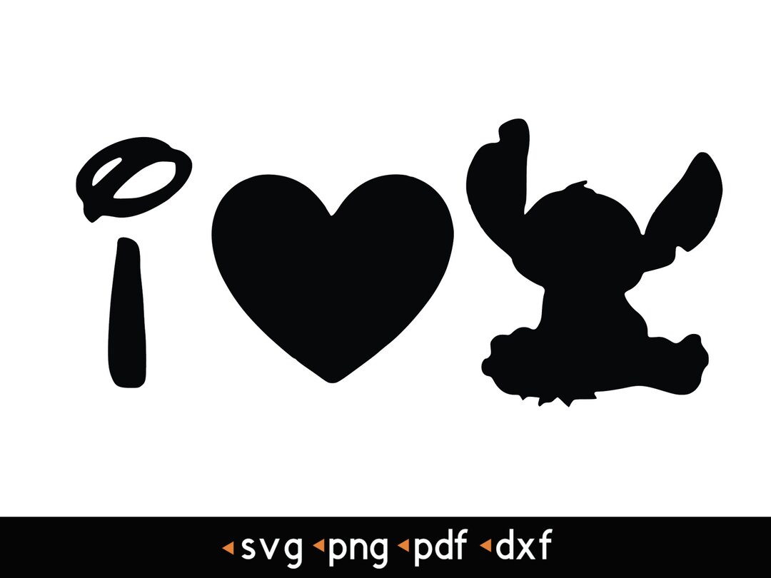 Stitch- #21 (transparent Background) Svg, Png, Pdf, Dxf - Etsy