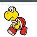 Koopa Troopa- #3 Svg, Png, Pdf, Dxf - Etsy