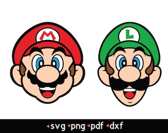 Luigi 2 Svg Png Pdf Dxf - Etsy UK