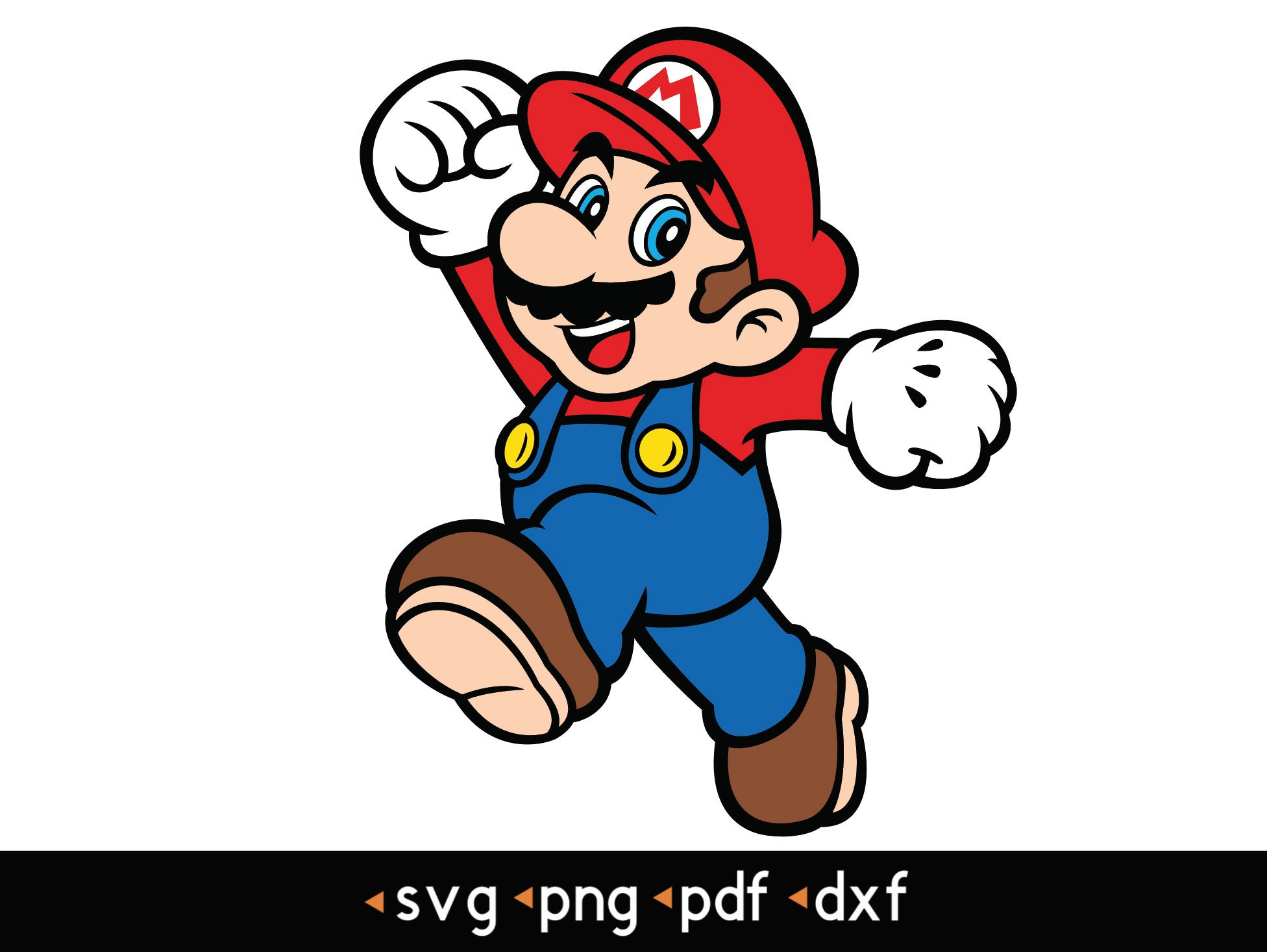 Mario 2 Svg Png Pdf Dxf - Etsy Canada
