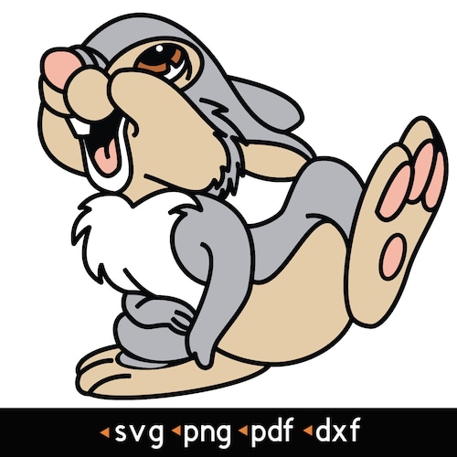 Thumper 3 Svg Png Pdf Dxf - Etsy