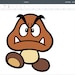 Goomba 1 Svg, Png, Pdf, Dxf - Etsy