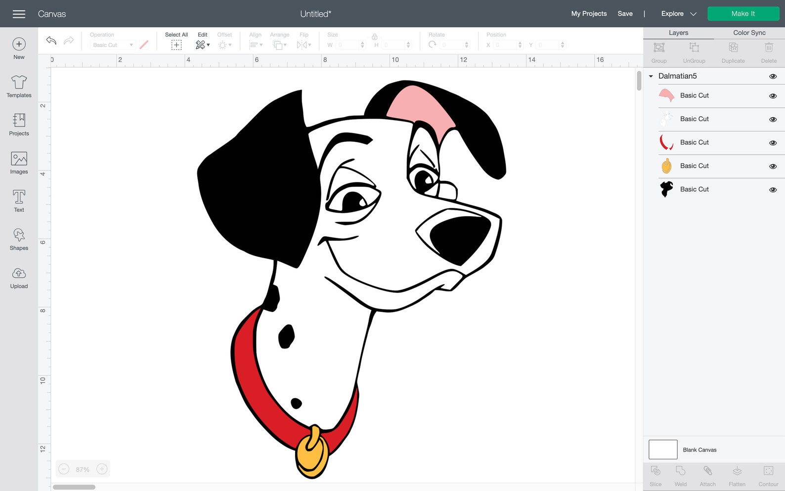 Dalmatian 5 Svg Png Pdf Dxf - Etsy