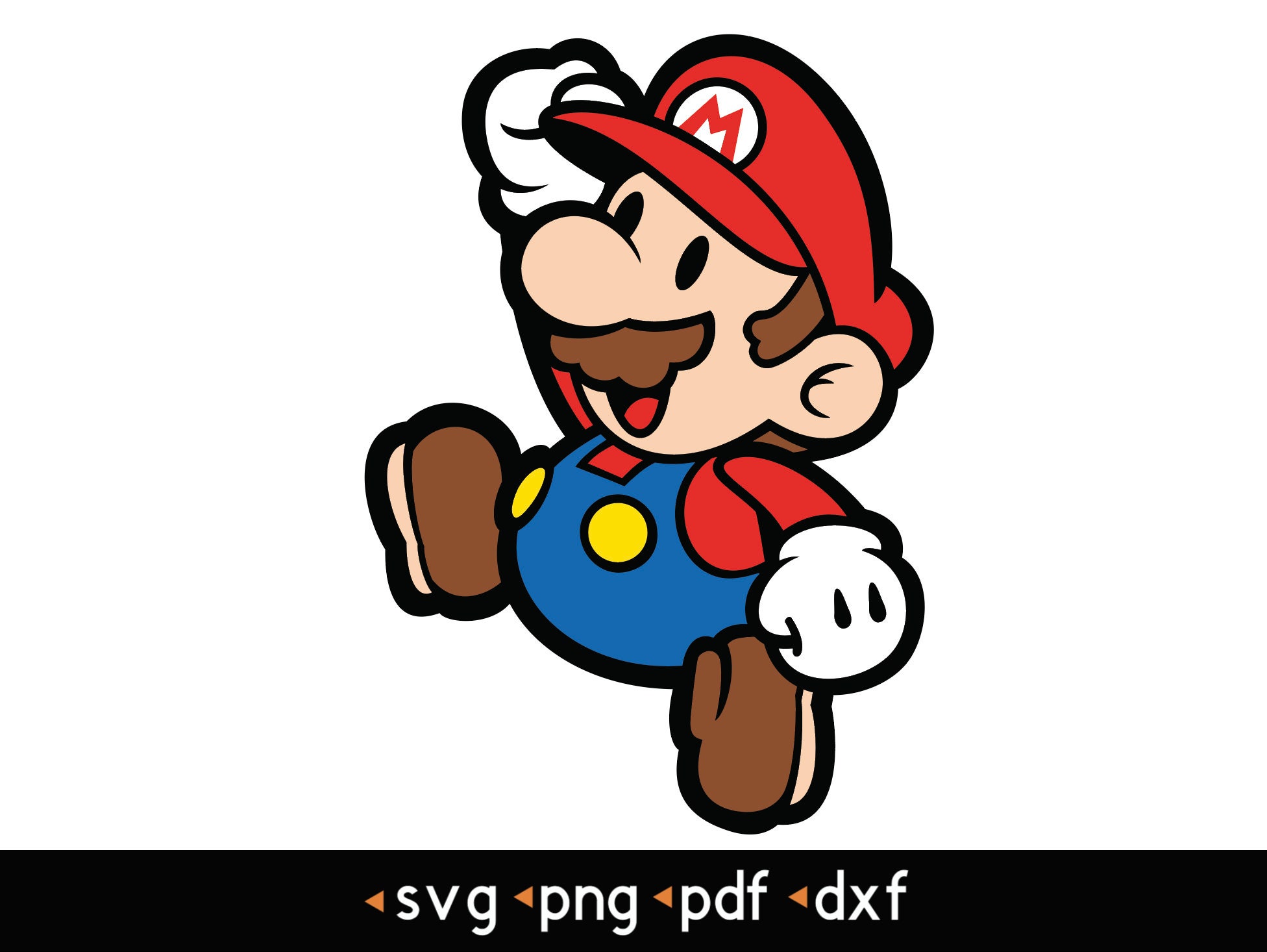 Paper Mario 3 Svg Png Pdf Dxf - Etsy