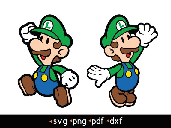 Paper Luigi Standing