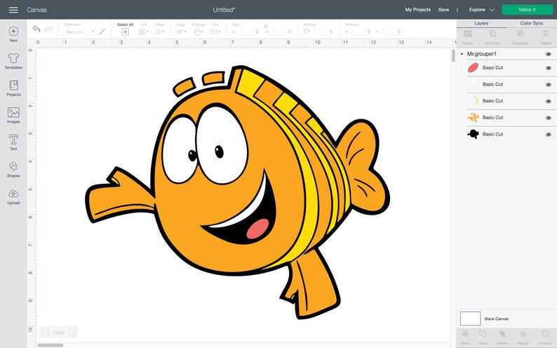 Bubble Guppies (mr. Grouper)- #1 Svg, Png, Pdf, Dxf - Etsy
