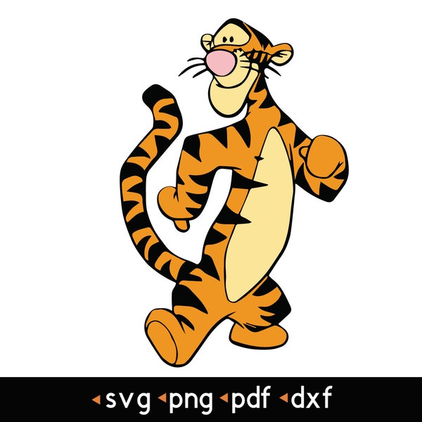 Tigger Svg - Etsy
