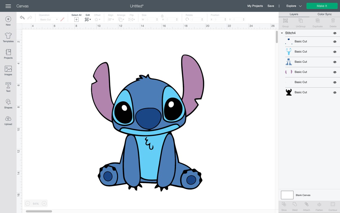 Stitch 4 Svg Png Pdf Dxf | Etsy