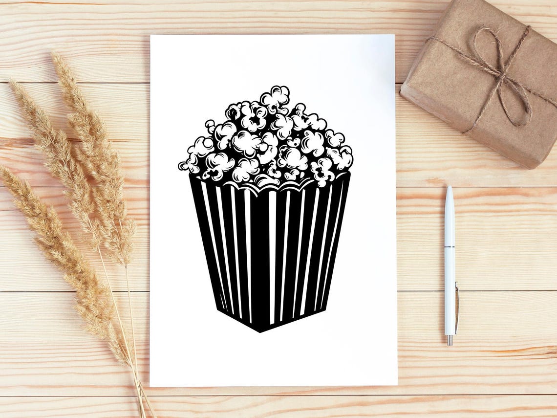 Popcorn Svg Bundle\ Popcorn Png\ Pop Corn Svg\ Popcorn Clip Art\ Movie ...