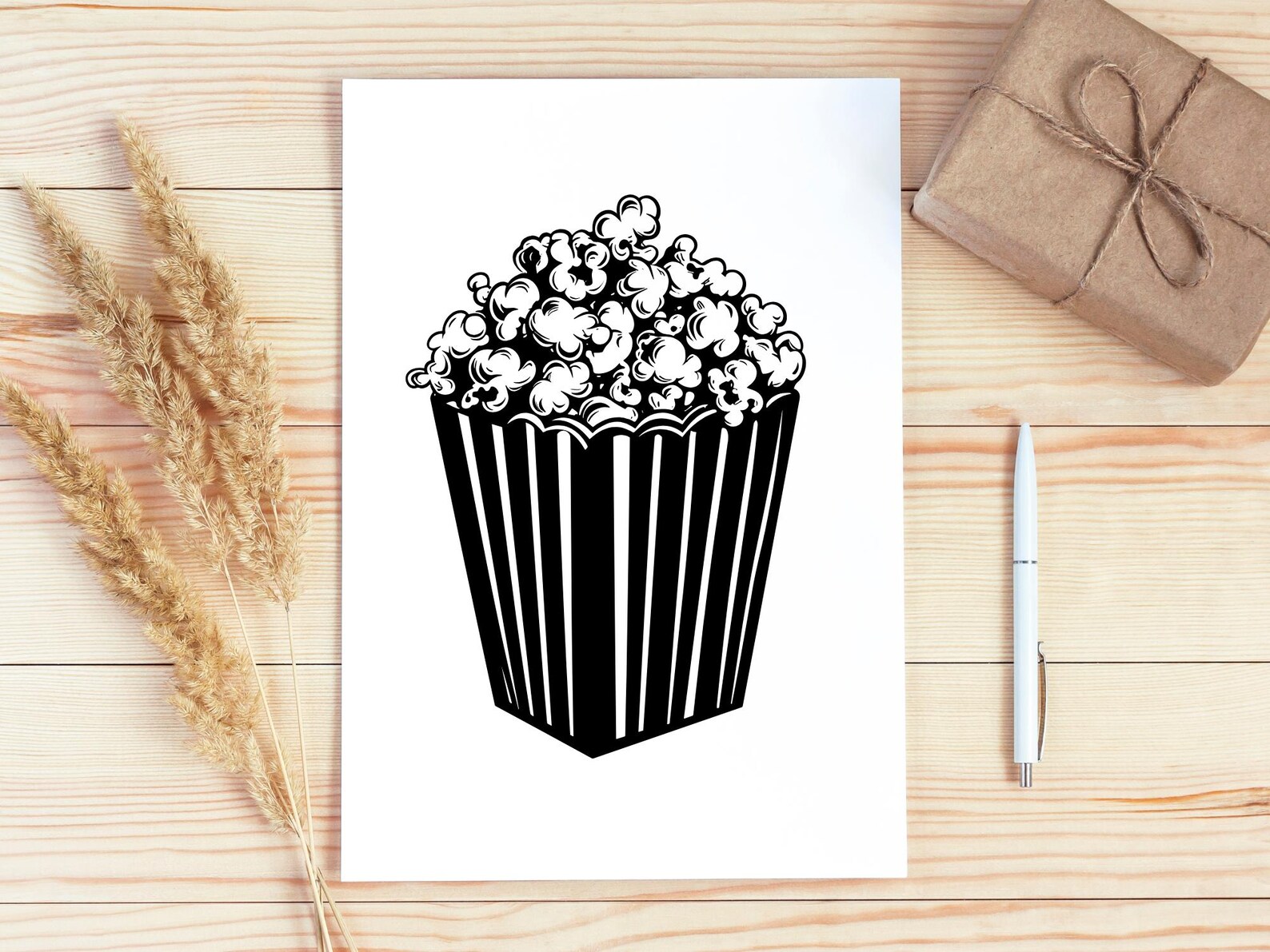 Popcorn Svg Bundle\ Popcorn Png\ Pop Corn Svg\ Popcorn Clip Art\ Movie ...