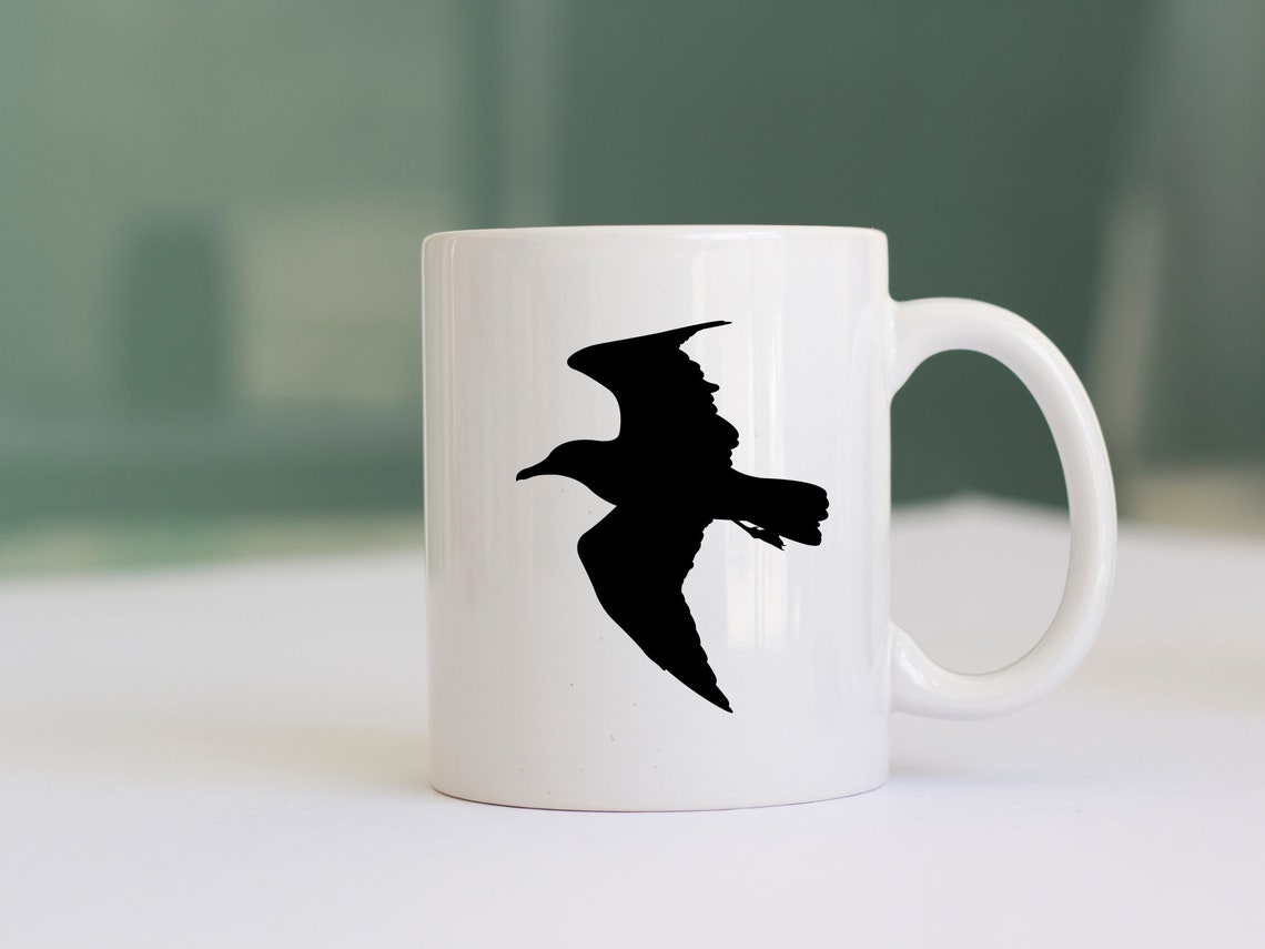 Seagull SVG, Bird Svg, Flying Bird Svg, Seagull Cricut, Sea Bird Clip ...