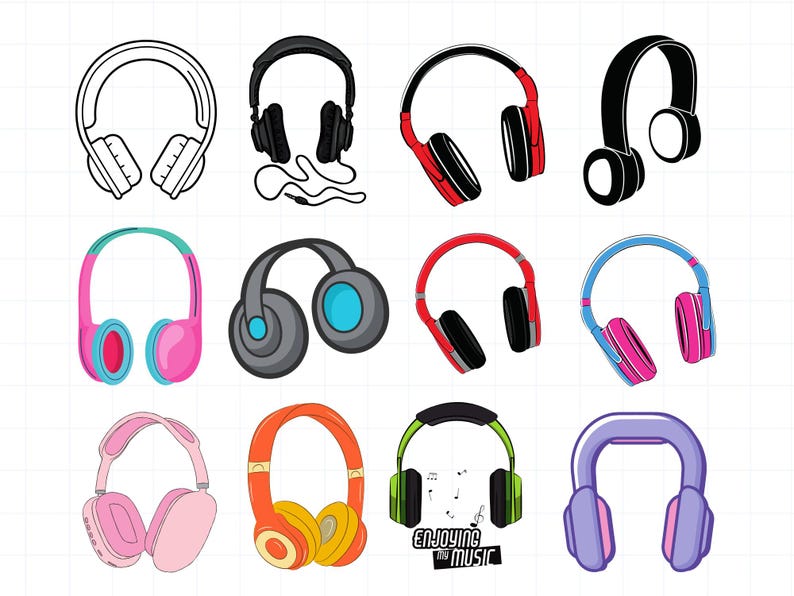 Headphone SVG\ Headset Svg\ DJ Svg\ Music Svg\ Headphones Clipart\ Cut ...