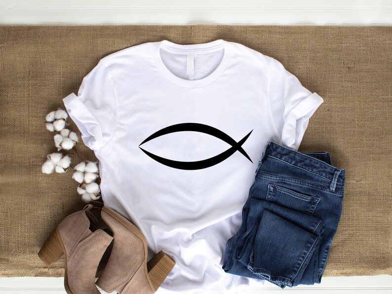 Christian Fish Svg Bundle, Jesus Fish Svg, Ichthys Svg, Religious Fish ...