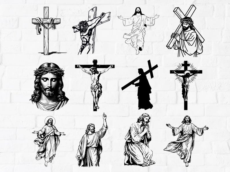 Jesus Christ SVG, Jesus Christ Svg Bundle, Jesus Christ Png, Jesus ...